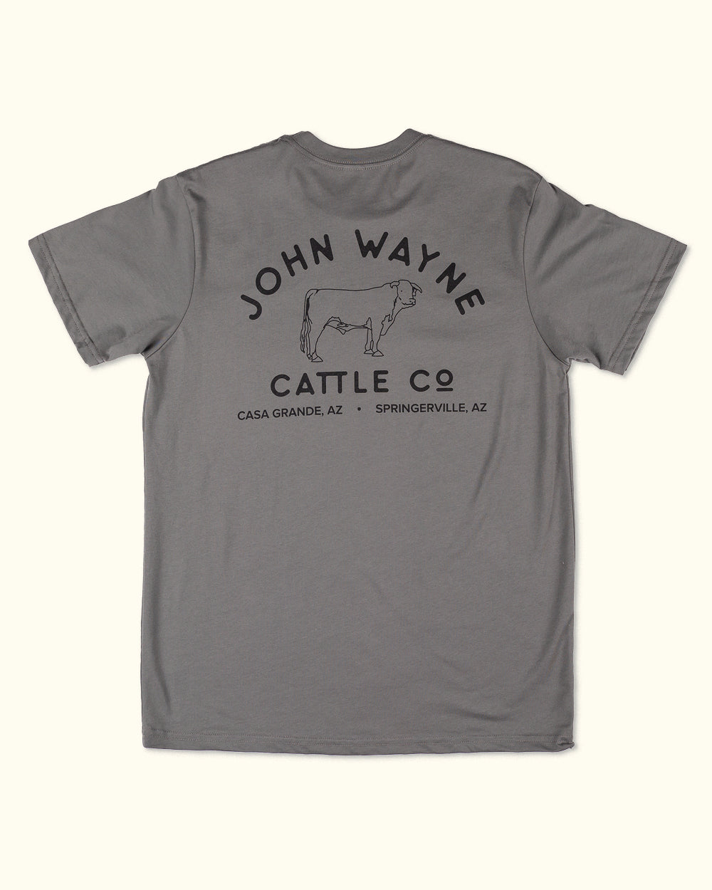 Cattle Co. Tee - Charcoal – John Wayne Stock & Supply